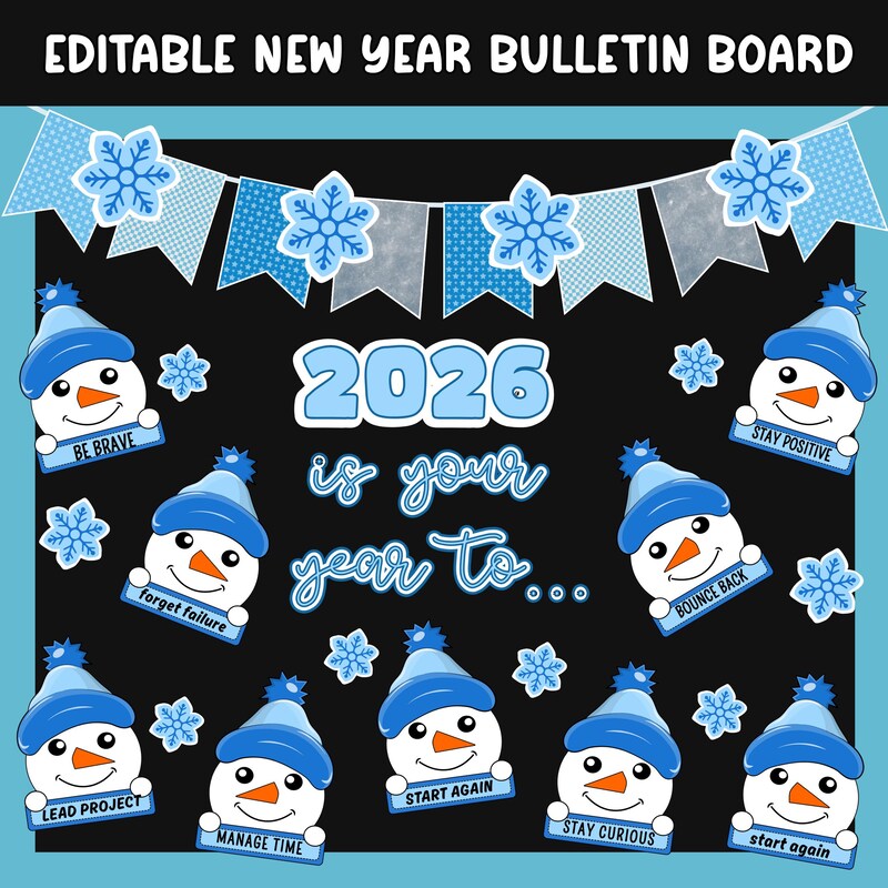 January Bulletin Board Ideas - Etsy