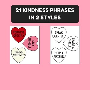 Kindness Heart Bulletin Board Kit, Valentine Alternative Classroom ...
