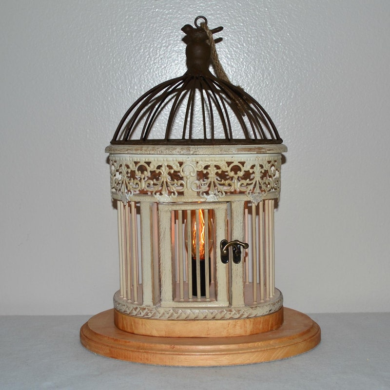 Cage Lamp - Etsy