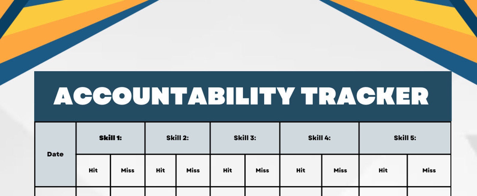Accountability Tracker - Etsy