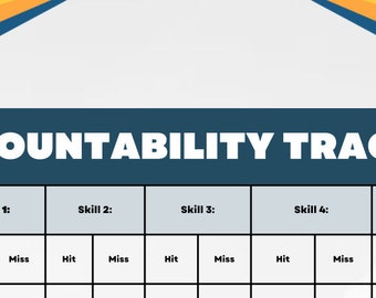 24-hour Accountability Tracker Sheet - Etsy