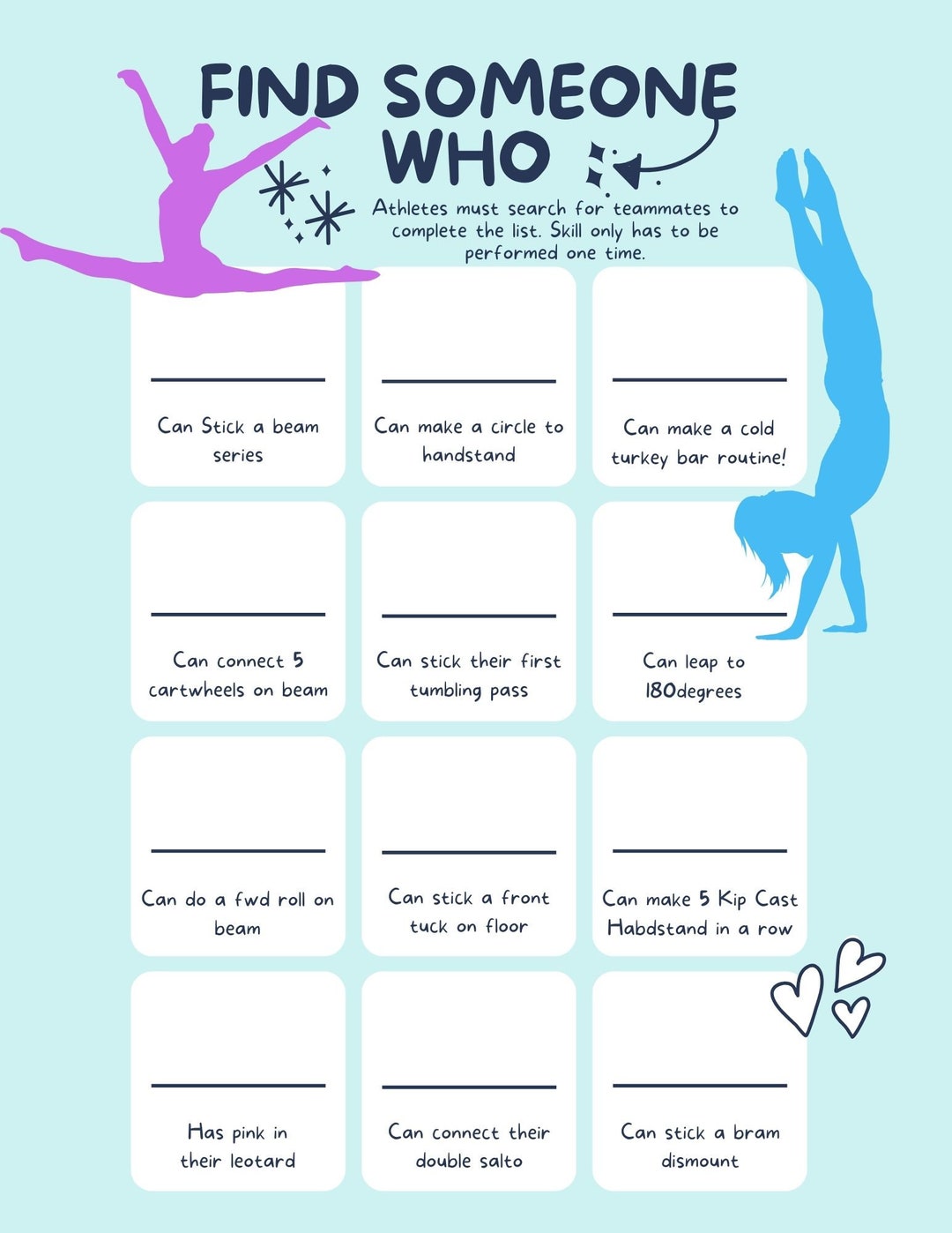Skill Scavenger Hunt - Etsy