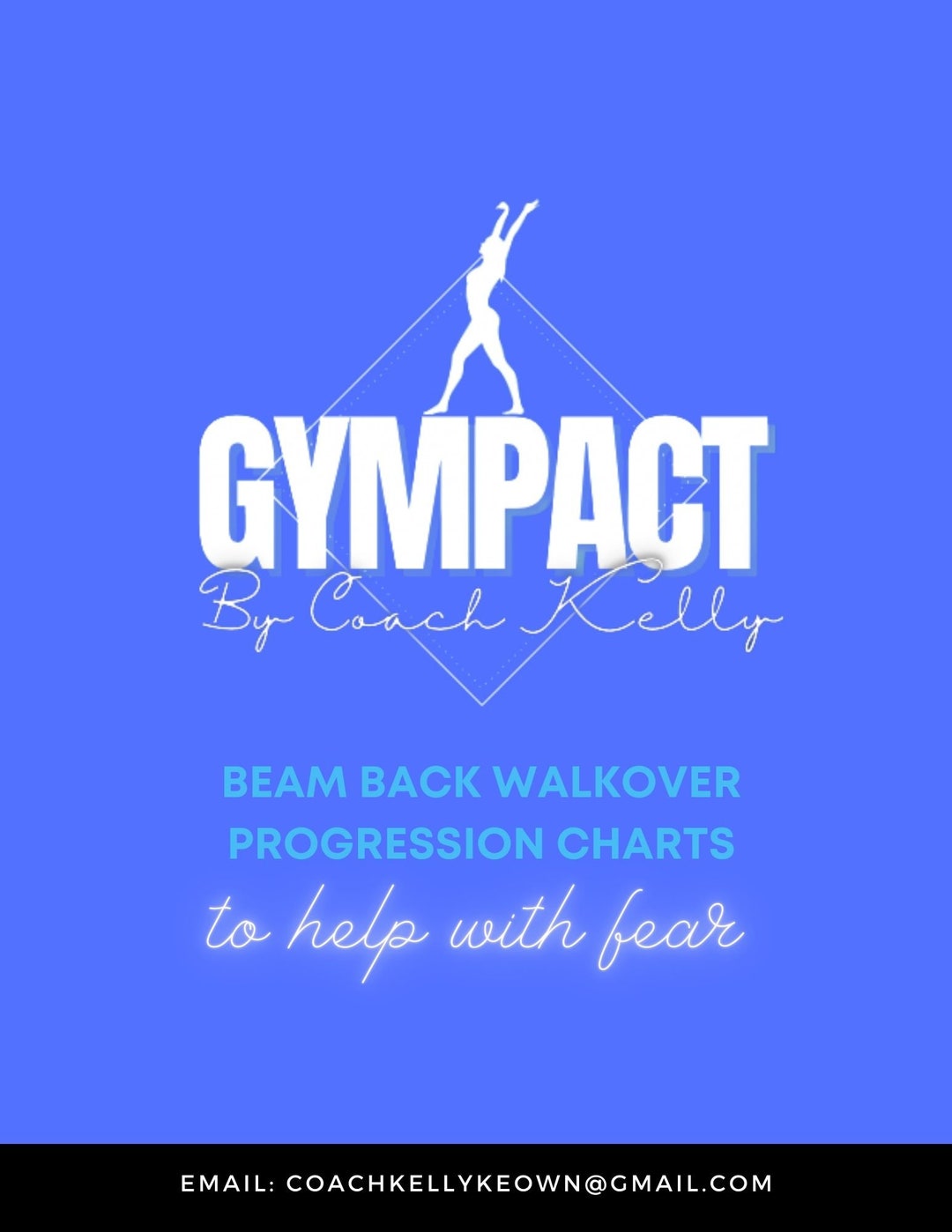 Beam Back Walkover Progression Chart: Fear Helper - Etsy