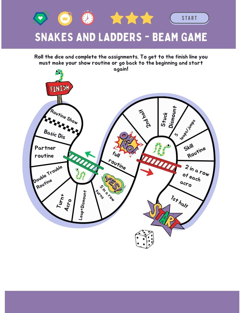 Snakes and Ladders Beam Hit - Etsy