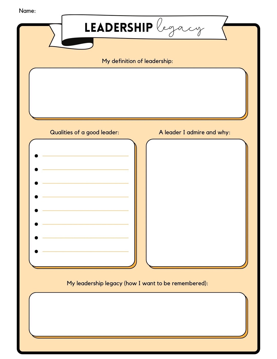 Leadership Legacy - Etsy