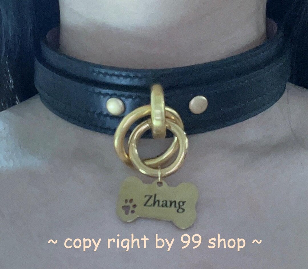 Gold Stainless Steel Bone Tag| 30mm Exclusive Tag, BDSM Petplay, BDSM ...