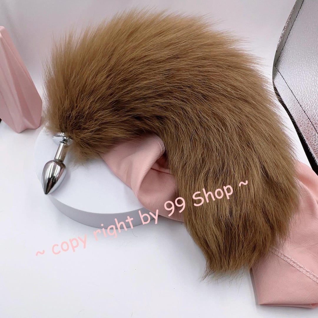 Real Fox Tail Fox Tail Cosplay Anime Sexy Cute Animal Furry Mature Fox ...