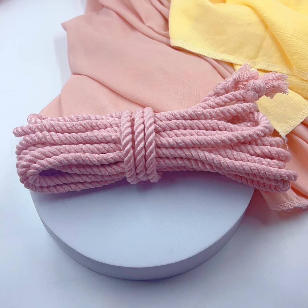 Pink POSH Rope| Cotton Jute Silk Rope, Bondage Rope, Shibari Rope, BDSM, Mature/ Perfect POSH 6M ...