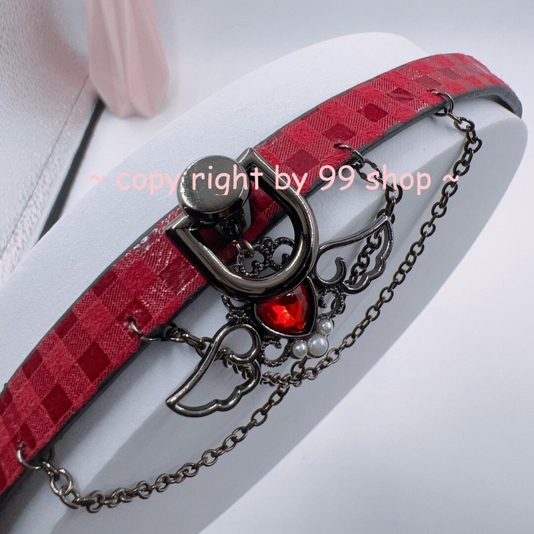 Gothic Style Bdsm Collar and Leash Set| Sheepskin Collar, Leather ...