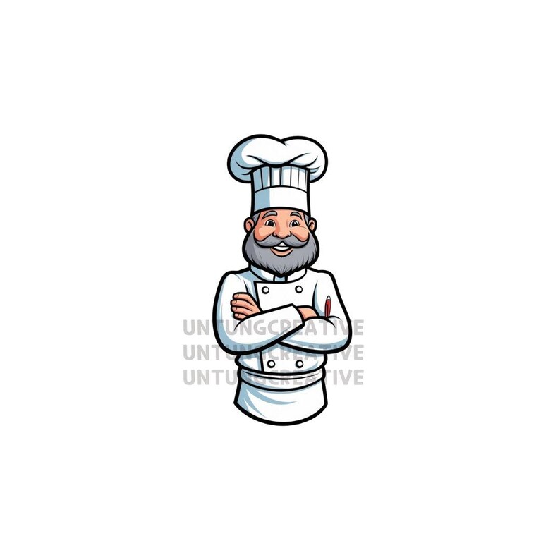Master Chef Cartoon Vector Illustrations Bundle – 10 Unique Characters ...