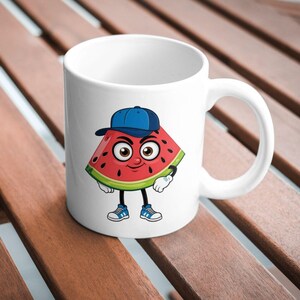 Cute Chibi Watermelon Fruit Vector Bundle - 8 Adorable Character ...