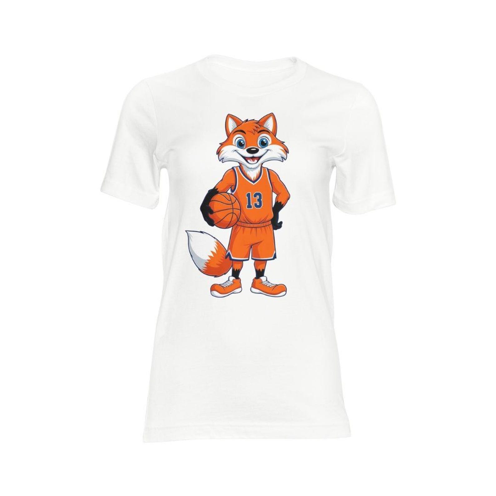 Fox Basketball Player Cartoon - 8 Character Art Vector | Fun Sports ...