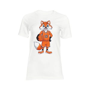 Fox Basketball Player Cartoon - 8 Character Art Vector | Fun Sports ...