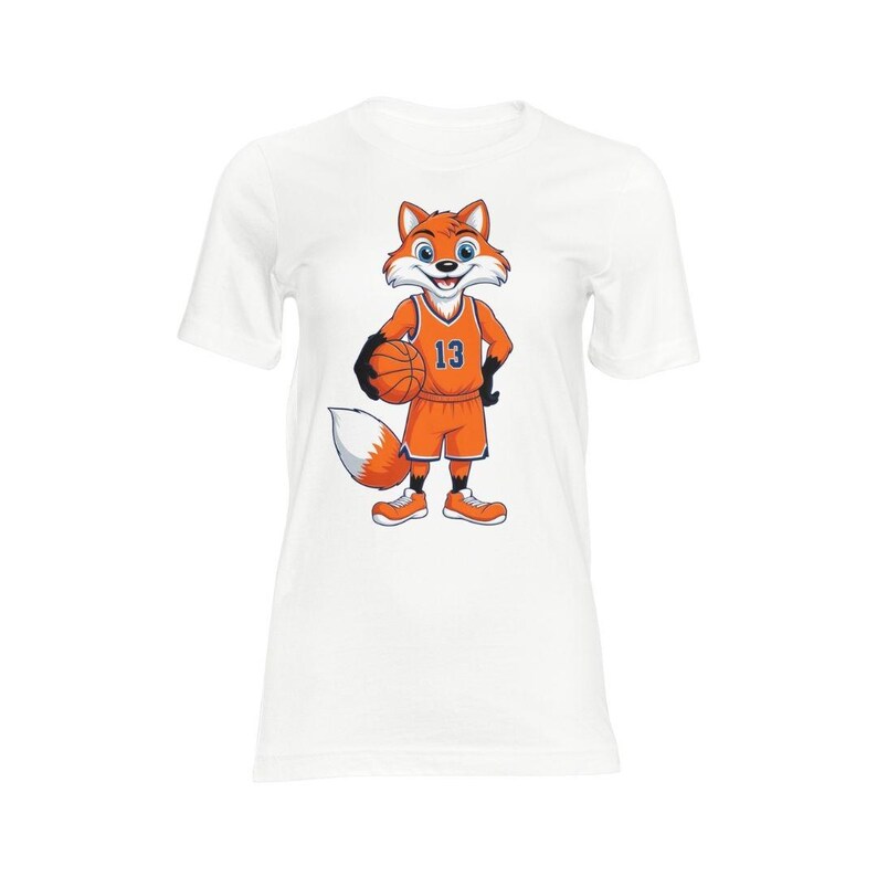 Fox Basketball Player Cartoon - 8 Character Art Vector | Fun Sports ...