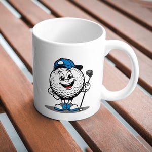 Chibi Golf Cartoon Vector Art Cartoon Mascot - 8 Playful Character ...