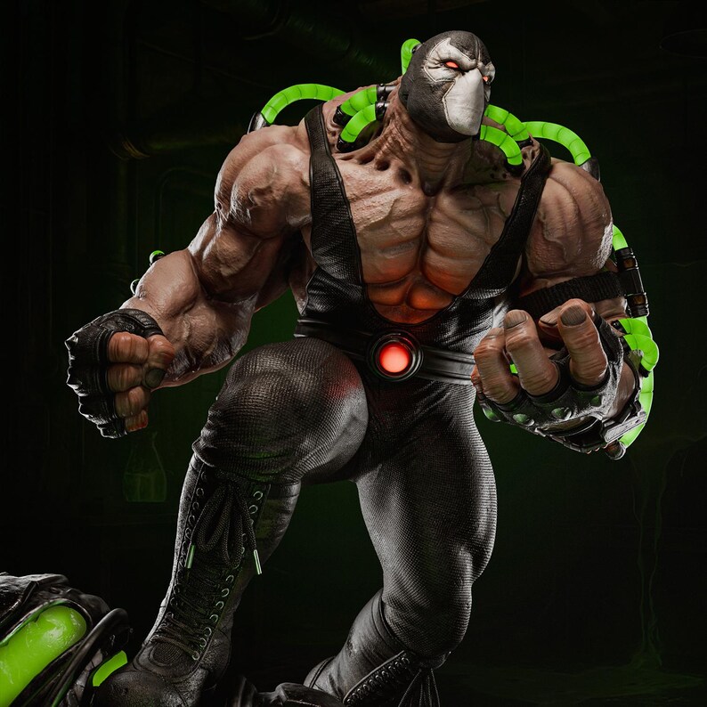 Bane Fanart 1/6 Scale STL Statue + Bust (3D Print File Download) - Etsy ...