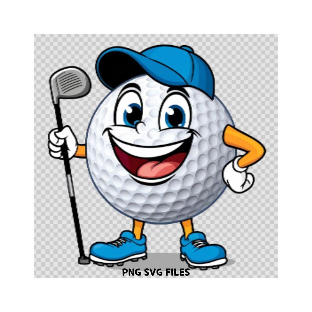 Chibi Golf Cartoon Vector Art Cartoon Mascot - 8 Playful Character ...