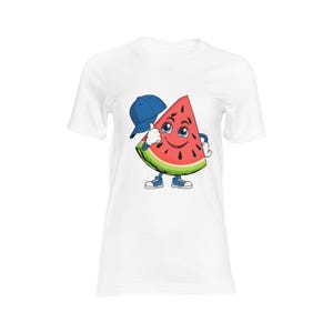 Cute Chibi Watermelon Fruit Vector Bundle - 8 Adorable Character ...