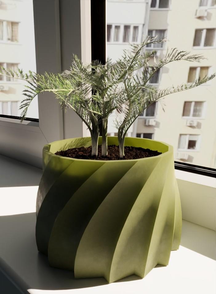 Planter Pot STL 3D Print File V.1, Digital Download for 3D Printing ...