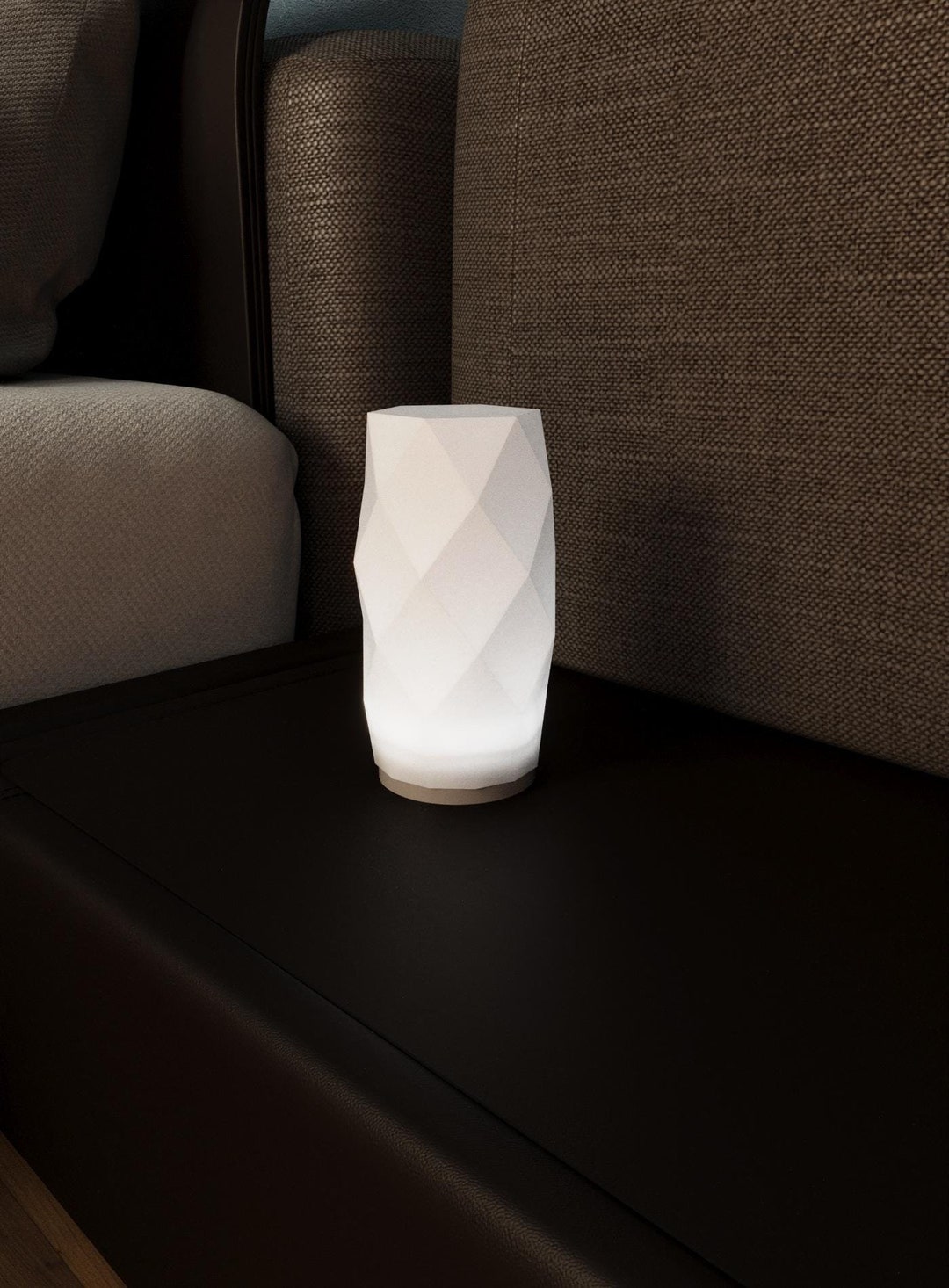 Modern 3D Printed Lamp STL File: Unique Home Decor (digital Download ...