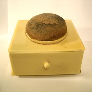 Antique Edwardian Celluloid Drawer/box Sewing Pin Cushion 1890 - Etsy