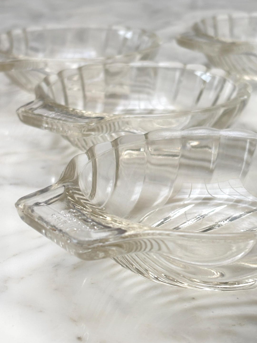 Set of 6 Pyrex Scallop Ramekins or Serving Dishes From the 70s - Fish ...
