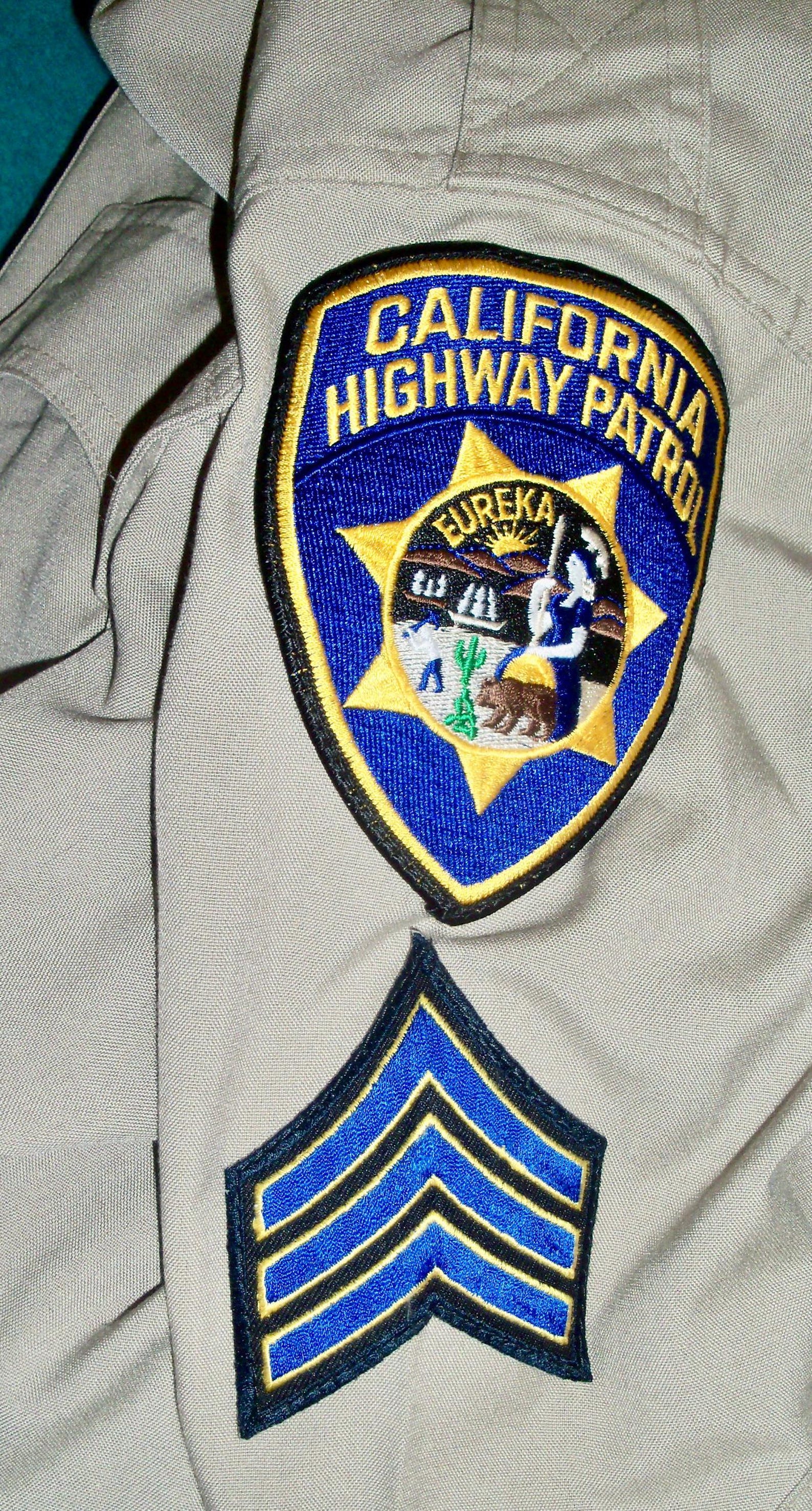 California Highway Patrol Sergeant Shirt XL - Etsy