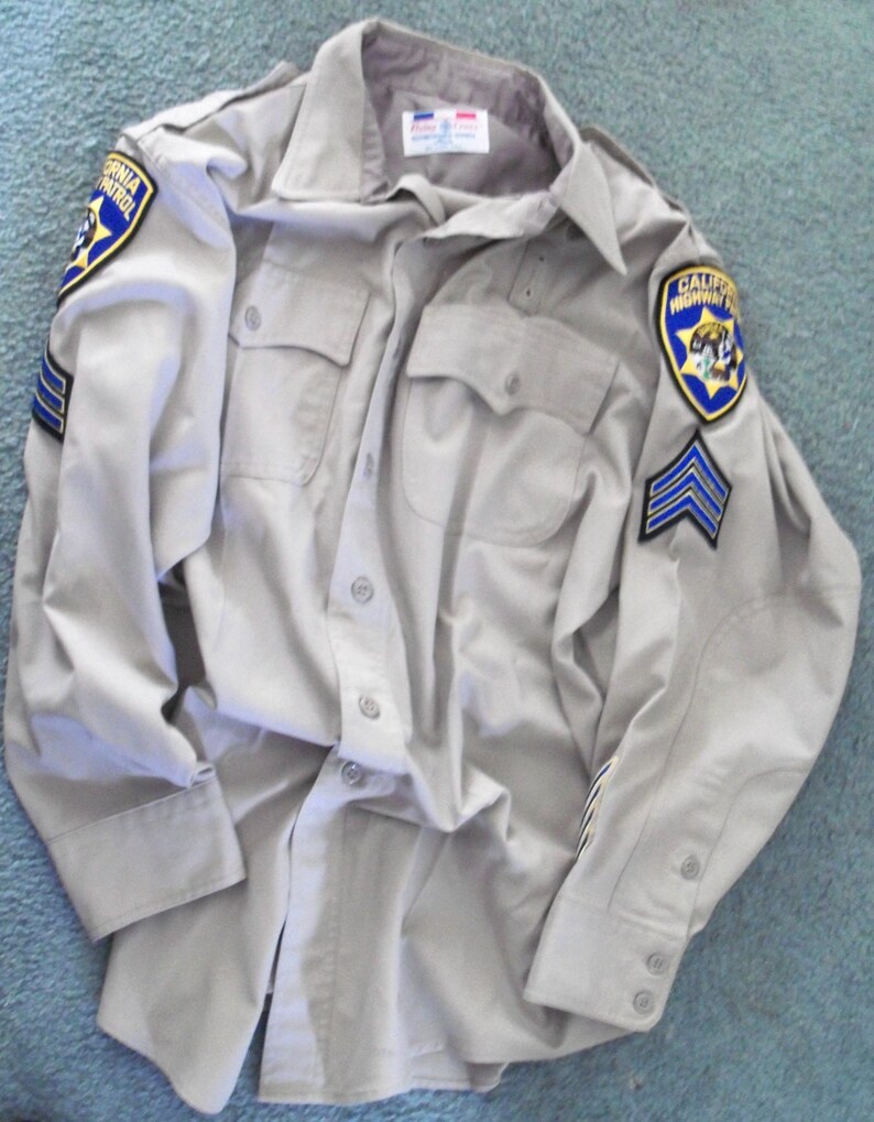 California Highway Patrol Sergeant Shirt XL - Etsy