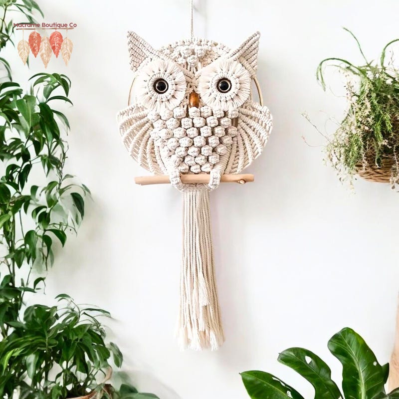 Macrame Owl - Etsy