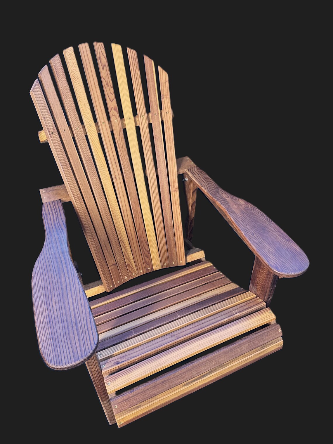 Handcrafted Redwood Adirondack Chair – Indoor/outdoor Comfort - Etsy