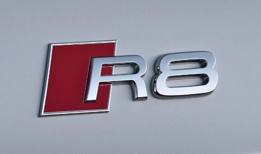 Audi R8 Lettering Rear Emblem Sign Exterior Logo Chrome - Etsy UK