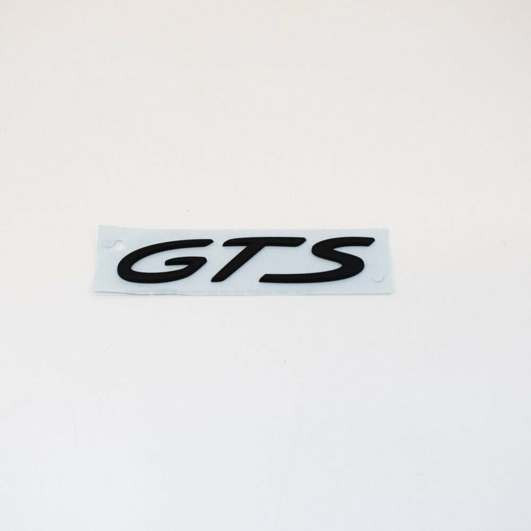 GTS Lettering Rear Tailgate Script Emblem Badge Black FOR PORSCHE - Etsy