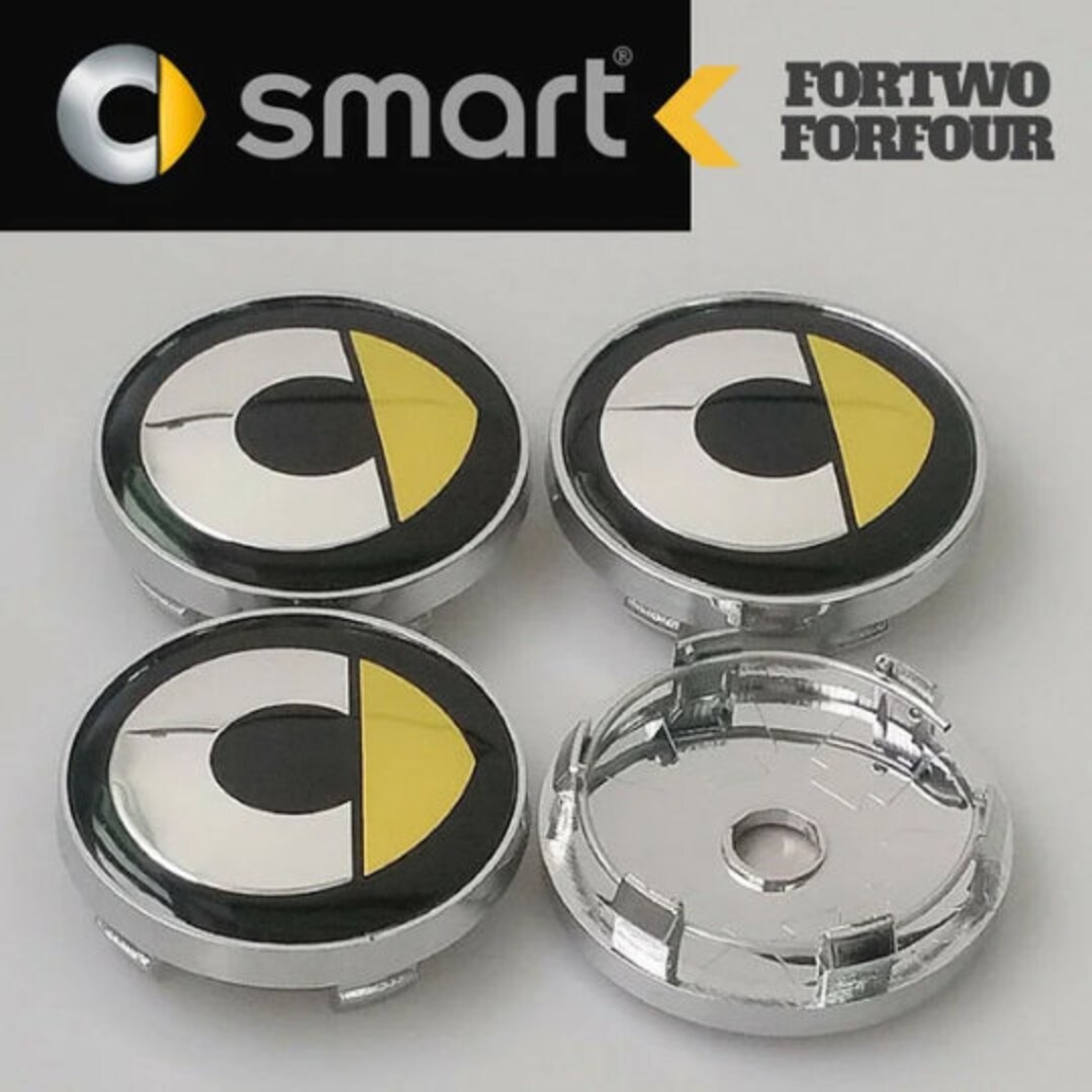 4x Smart Wheel Centre Cap Brand New Hub Alloy Center Caps Face 60mm ...