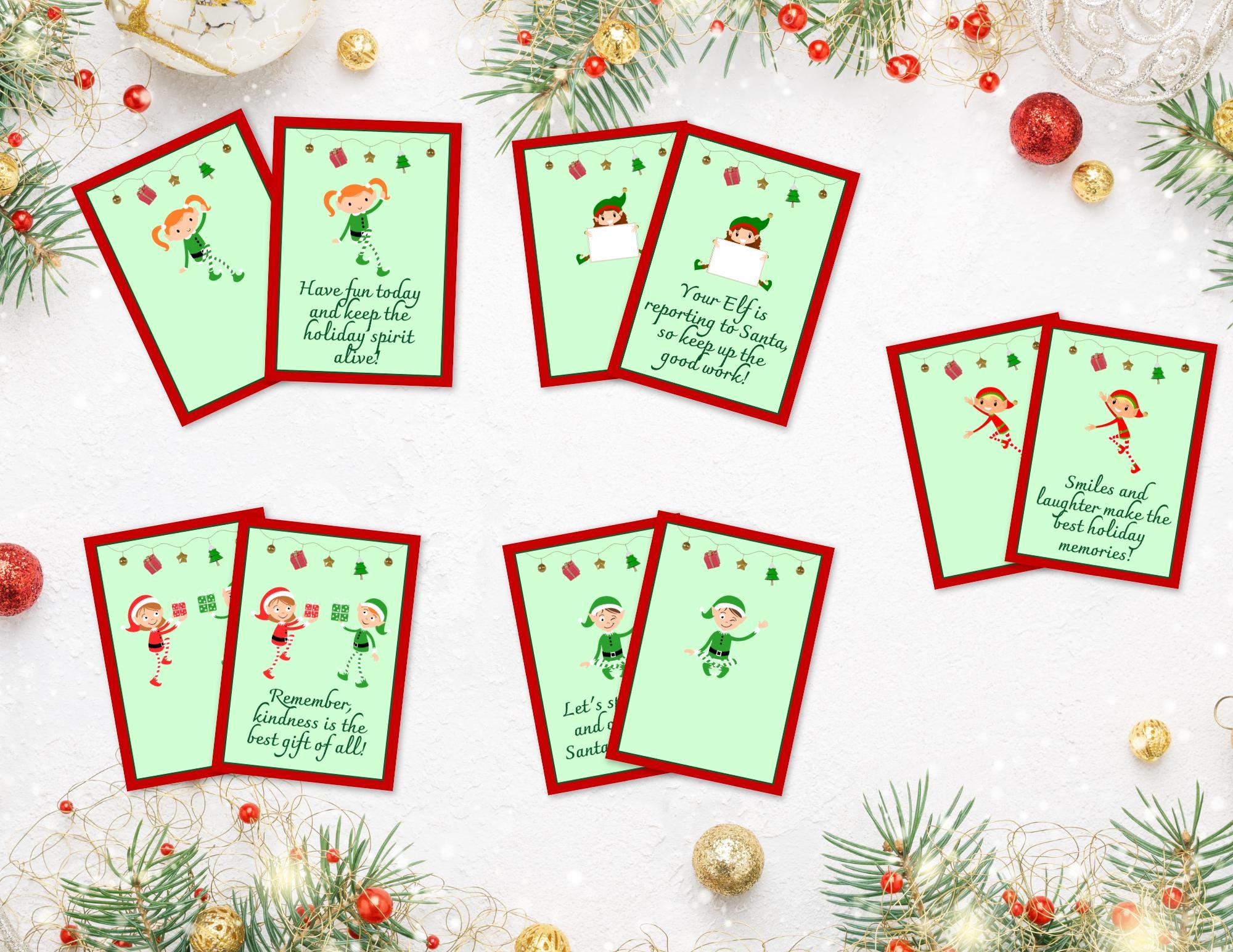 Printable Christmas Elf Lunchbox Notes for Kids | Fun Notes From Elf ...