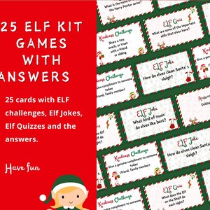 25 Printable Elf Games Perfect for the Holidays, Elf Jokes, Elf ...
