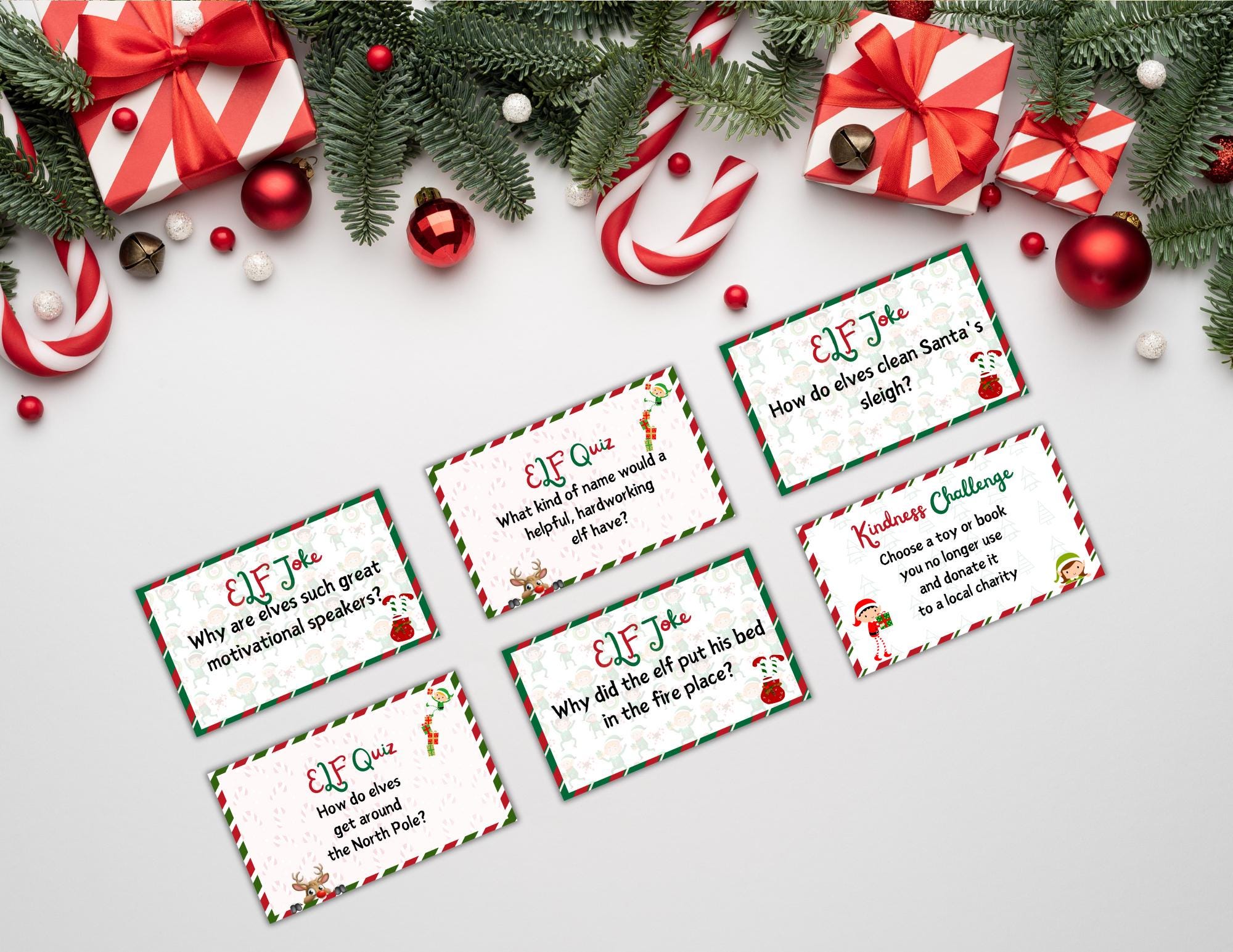 25 Printable Elf Games Perfect for the Holidays, Elf Jokes, Elf ...