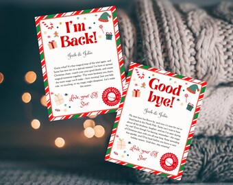Elf Letter, Elf Arrival Letter, Elf Return Letter, Elf I'm Back ...