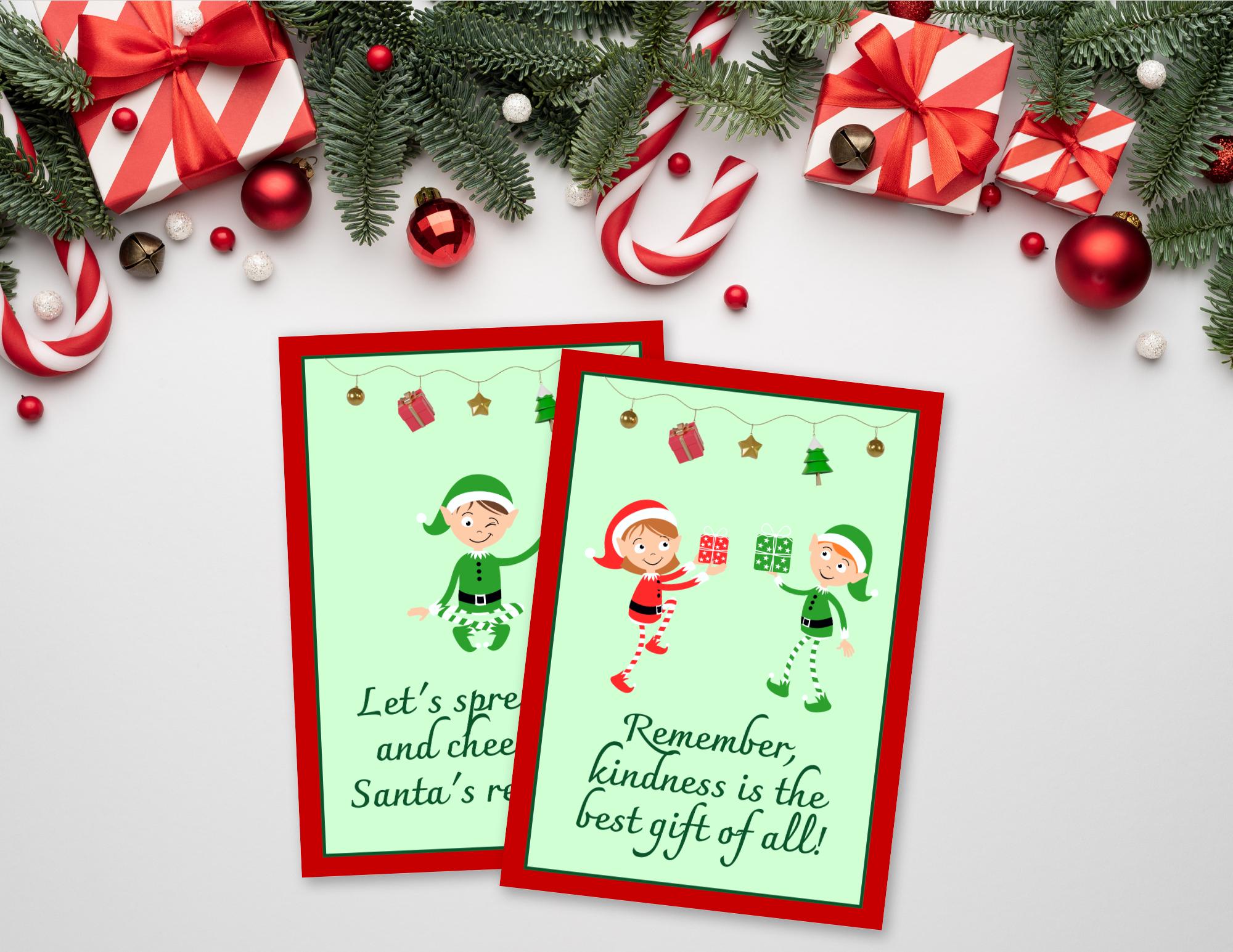 Printable Christmas Elf Lunchbox Notes for Kids | Fun Notes From Elf ...