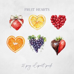 Valentine Fruit Heart Clipart W/ Chocolate Strawberries, Strawberry Bow ...