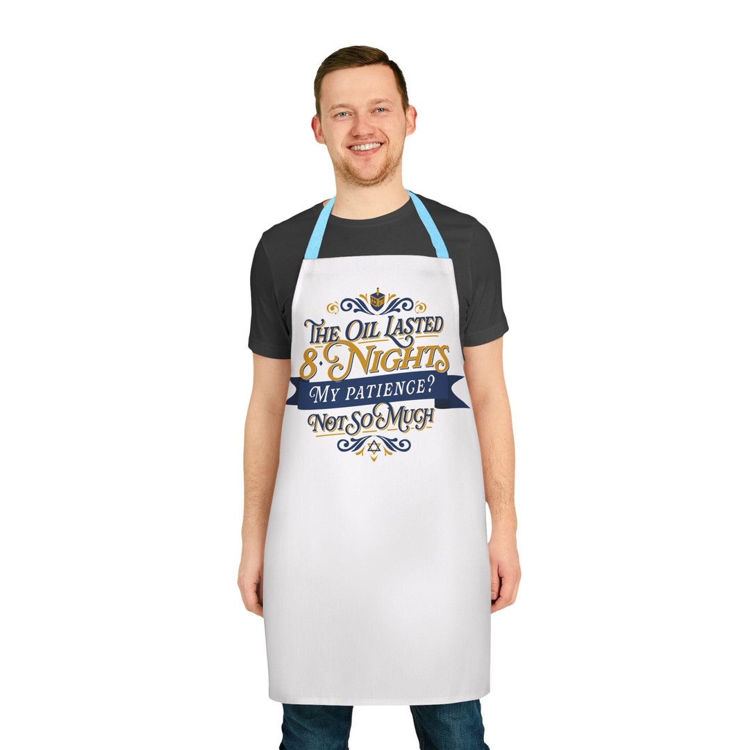 Hanukkah Apron, Jewish Holiday Cooking Apron, Latke Apron ...