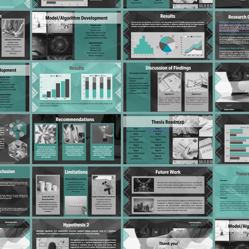 Professional Presentation Template for Thesis and Phd Defense, Canva ...