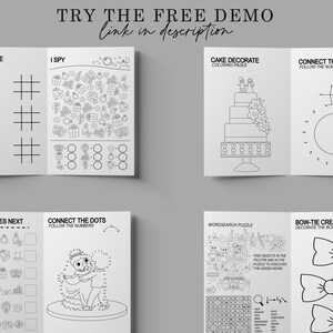 Wedding Coloring Book - Kids Activity Sheets | 20 Fun Pages | Wedding ...