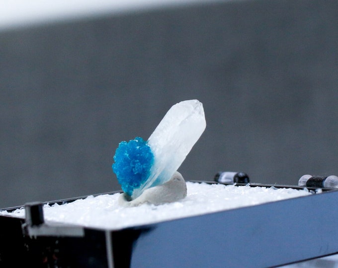 Cavansite on Stilbite Blade Zeolite Family Perky Box - Etsy