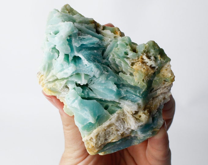 Green Quartz Chalcedony Epimorph After Stibnite - Etsy