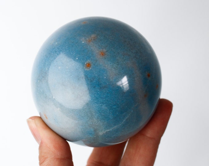 Trolleite Sphere - Blue Stone Sphere - Etsy