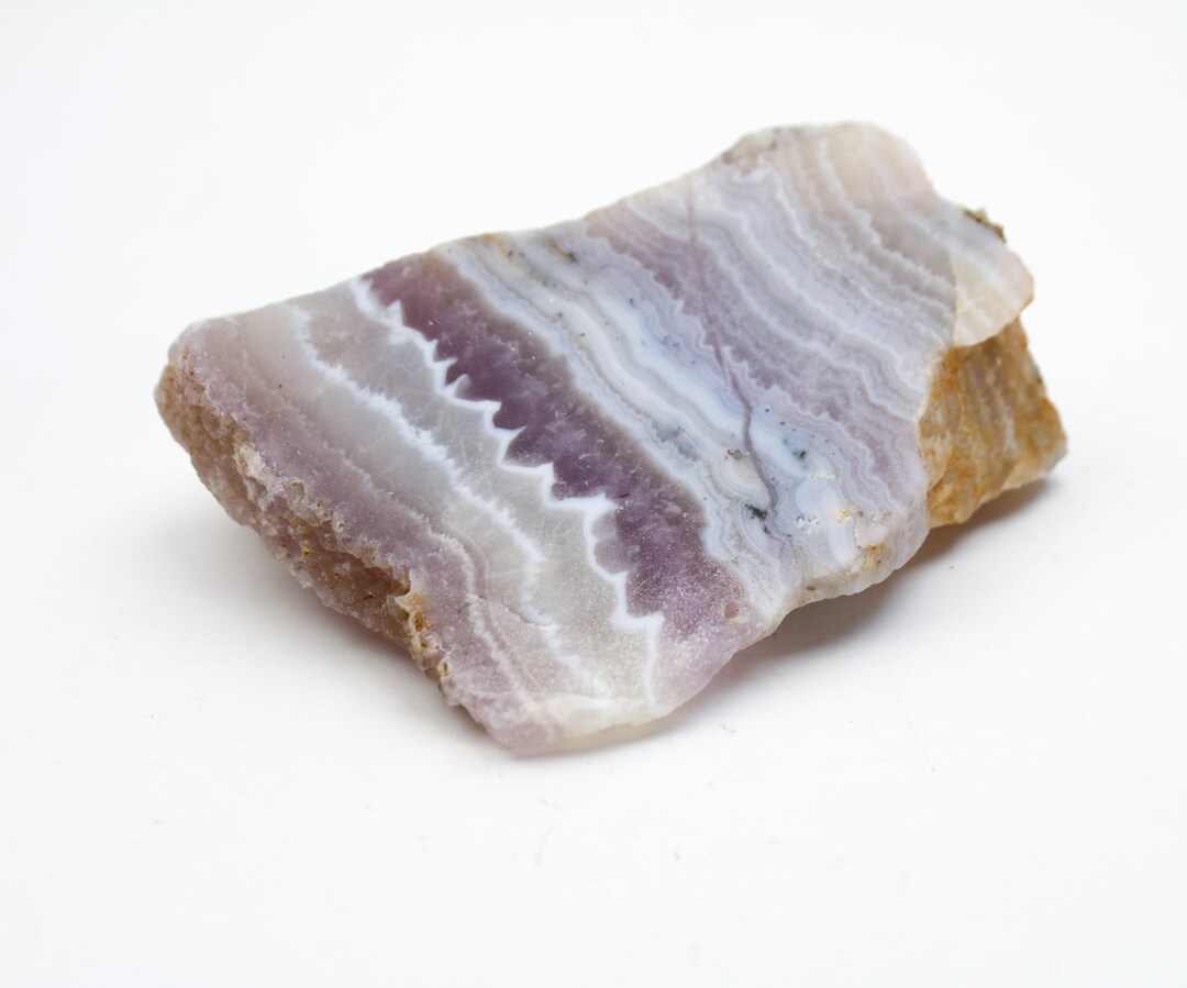 Sowbelly Agate - Amethyst and Agate Colorado Matte Polished Slice - Etsy