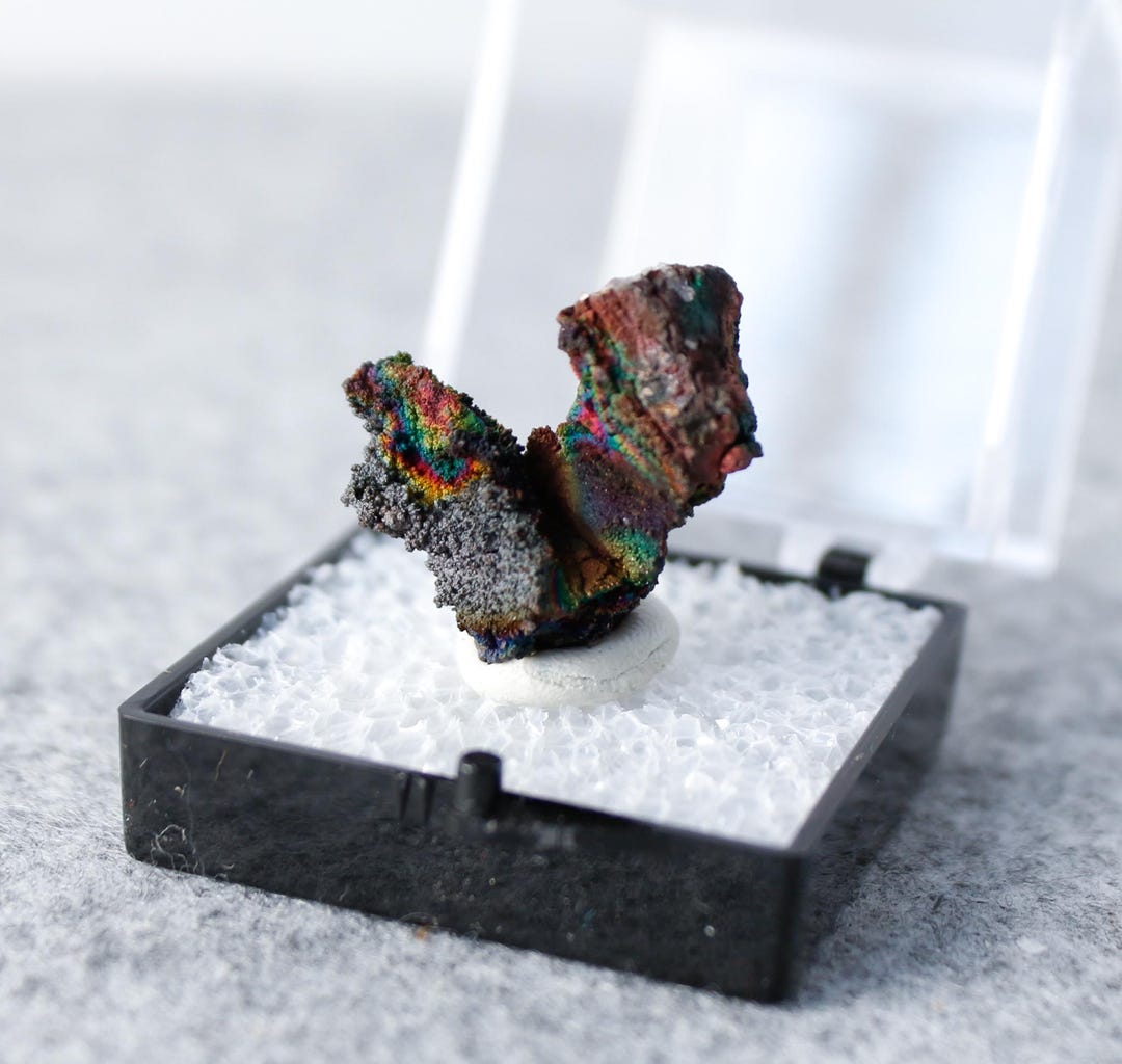Rainbow Turgite - Graves Mountain - Iridescent Hematite Goethite - Etsy