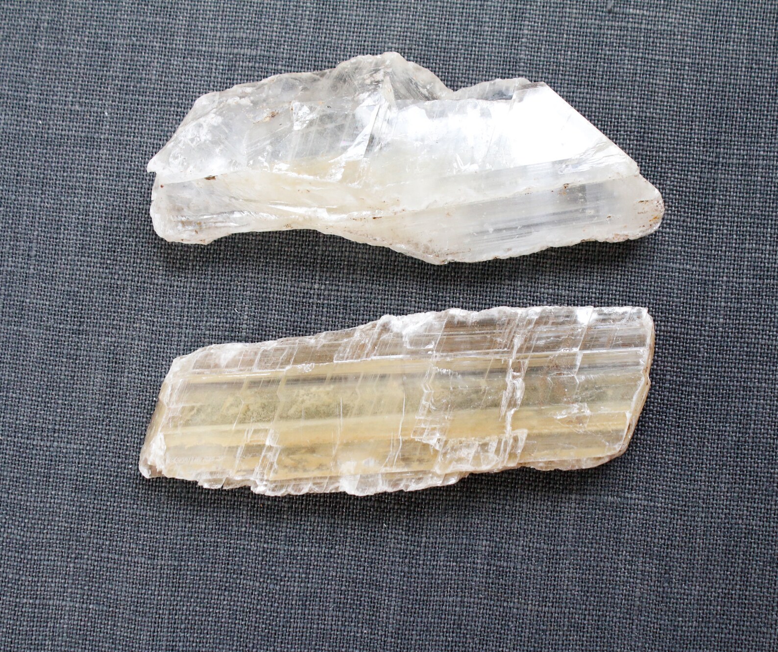 Mexican Phantom Selenite Set of Two - Etsy