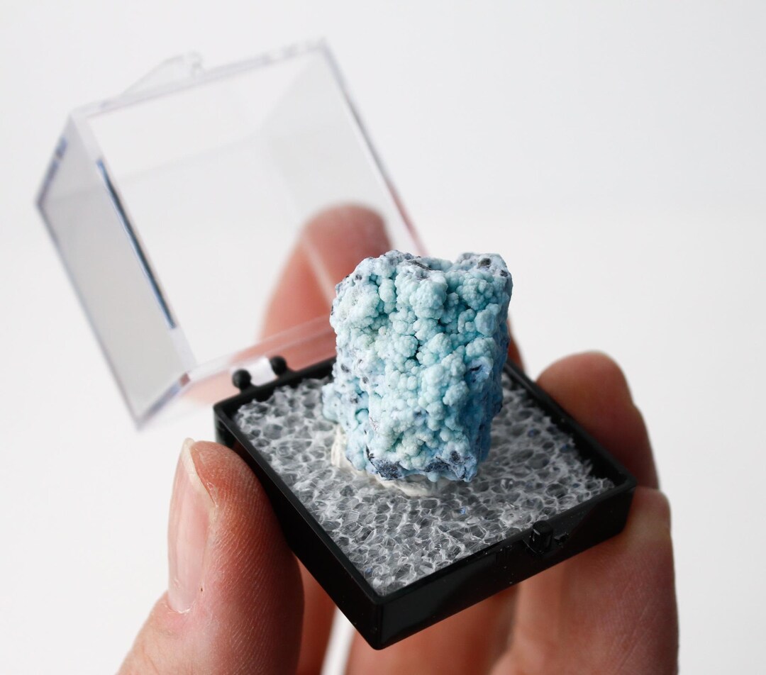 Gibbsite Mineral Thumbnail Specimen in Perky Box - Etsy