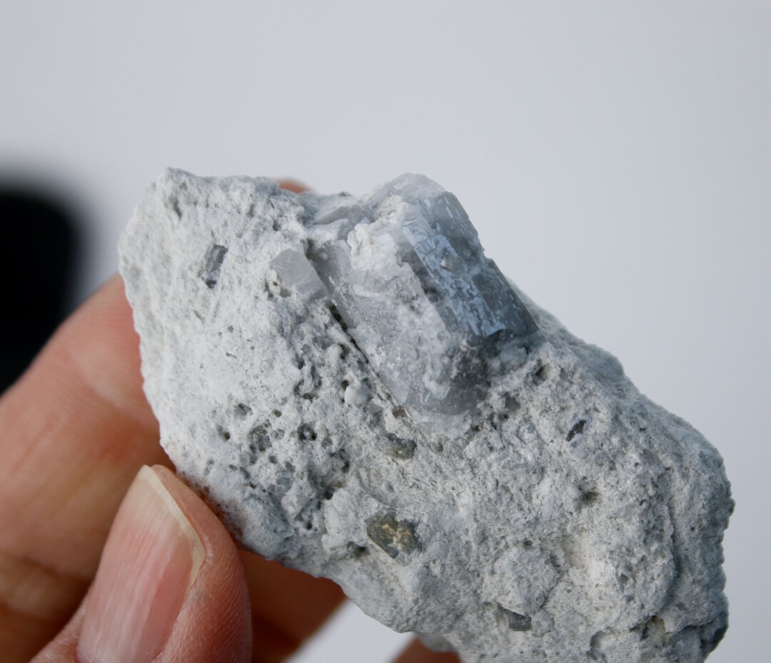 Rare Blue Danburite in Matrix - Etsy